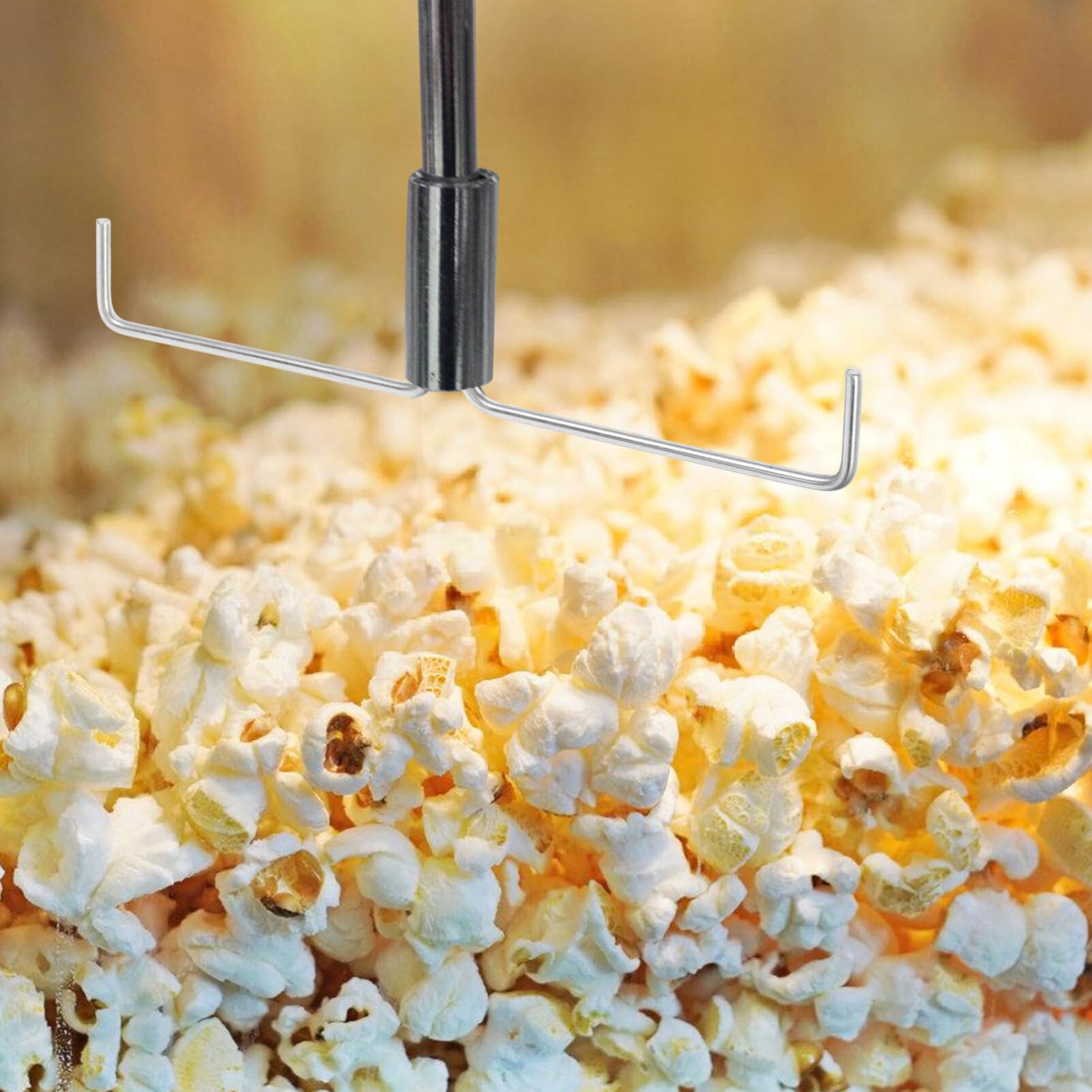 OSALADI Popcorn Machine Mixer Rod Replacement - Popcorn Maker Machine Accessory - Silver Iron Material - 6.1 Inches