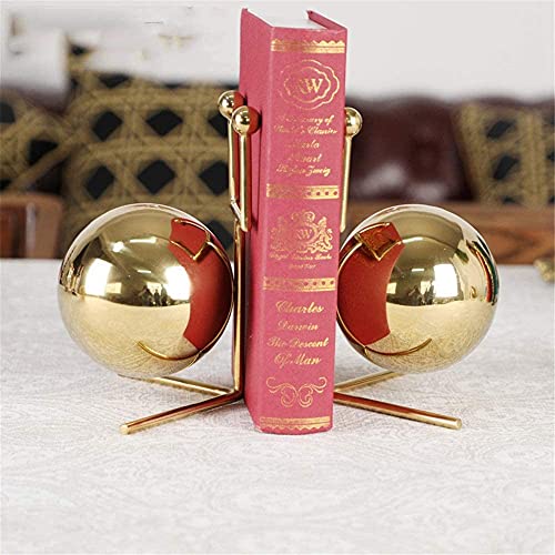 Bookend Supports HeavyDuty , Bookends 1 Pair of Heavy-Duty Stainless Steel Art Desktop Design Decorative bookends for Home Office