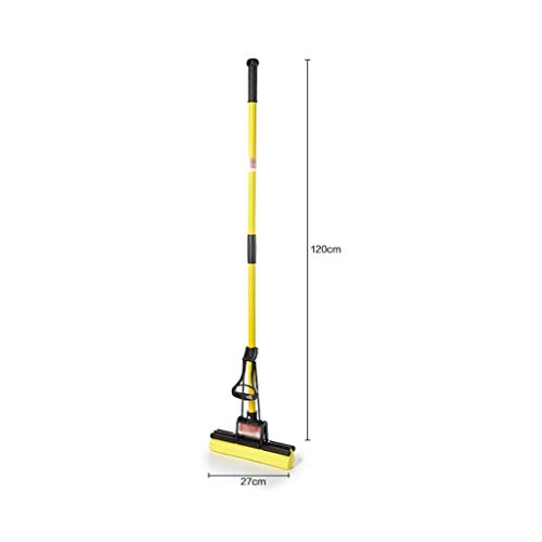 Yellow Home Kitchen PVA Sponge Mop, Super Absorbent PVA Foam Sponge Mop All Purpose Floor Cleaner