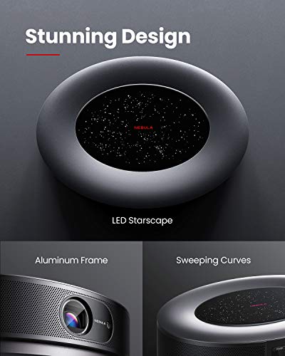 4K Projector, Anker Nebula Cosmos Max 4K UHD TV Home Theater/Entertainment Projector, Android TV 9.0 with 5000+ Apps, Dolby Digital Plus, 360° of True 3D Audio, HDR10, HLG