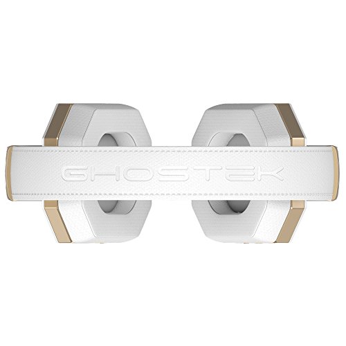 Ghostek soDrop Pro Wireless Headphones Headset Active Noise Canceling HD Hi-Def Audio Technology Hi-Fi Stereo Crystal Clear Sound Enhanced Foldable Built in Microphone (White)