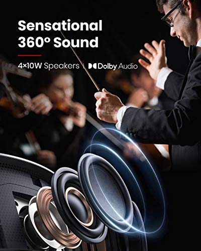 4K Projector, Anker Nebula Cosmos Max 4K UHD TV Home Theater/Entertainment Projector, Android TV 9.0 with 5000+ Apps, Dolby Digital Plus, 360° of True 3D Audio, HDR10, HLG