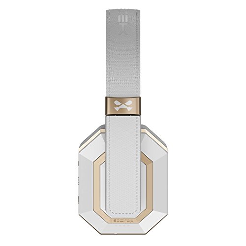 Ghostek soDrop Pro Wireless Headphones Headset Active Noise Canceling HD Hi-Def Audio Technology Hi-Fi Stereo Crystal Clear Sound Enhanced Foldable Built in Microphone (White)