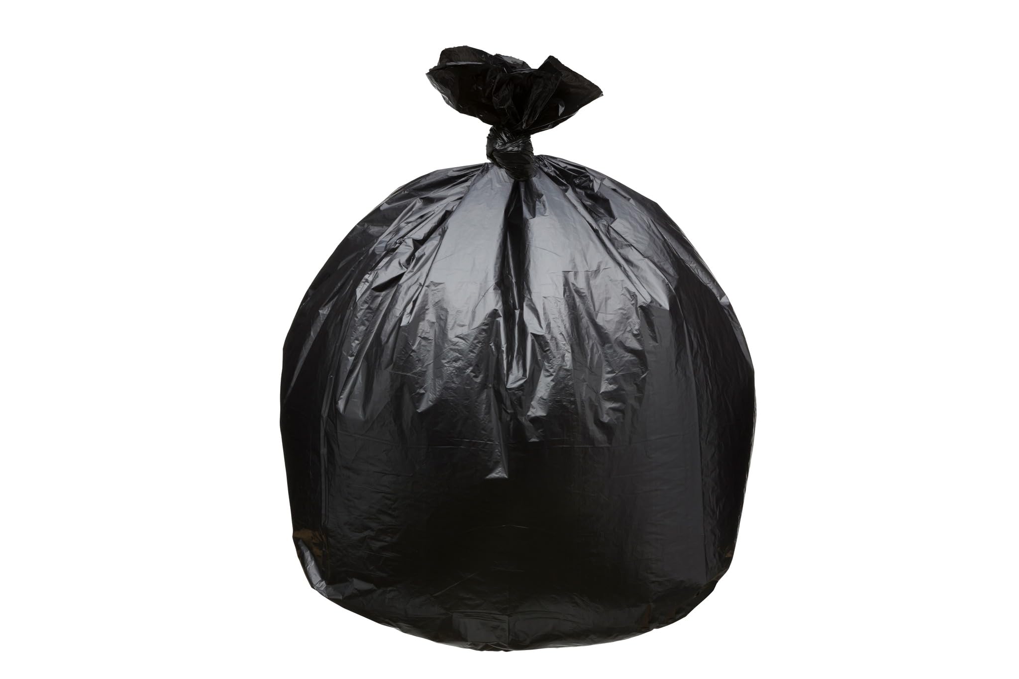 Top Knot Bags 45 Gallon Garbage Trash Bag 40X46" 1.5 Mil Black 100 Count Can Liner Bulk 40 Gallon 41 Gallon 42 Gallon 43 Gallon 44 Gallon Made in USA