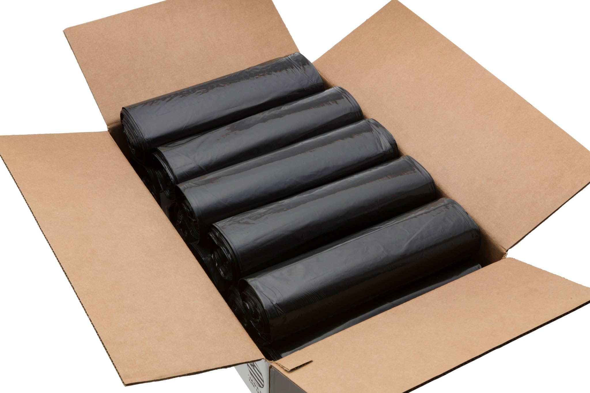 Top Knot Bags 45 Gallon Garbage Trash Bag 40X46" 1.5 Mil Black 100 Count Can Liner Bulk 40 Gallon 41 Gallon 42 Gallon 43 Gallon 44 Gallon Made in USA