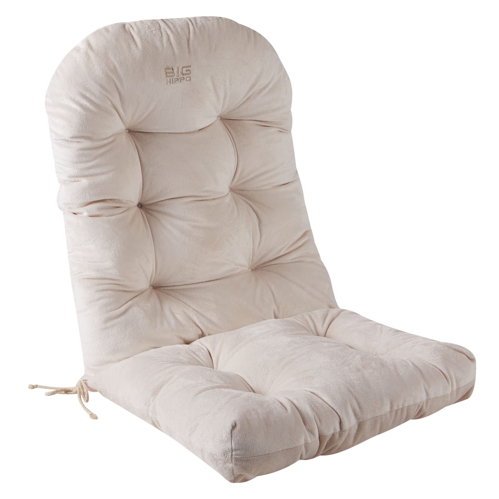 Big Hippo Adirondack Chair Cushion + Square Floor Cushion