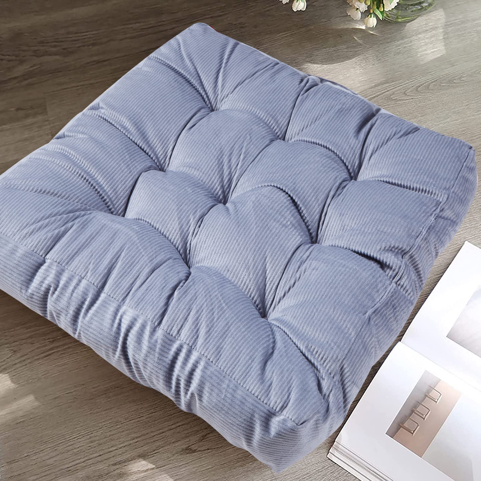Big Hippo Adirondack Chair Cushion + Square Floor Cushion