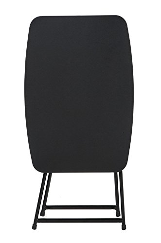 COSCO Multi-Purpose, Adjustable Height Personal Folding Activity Table, 2 Pack, Black