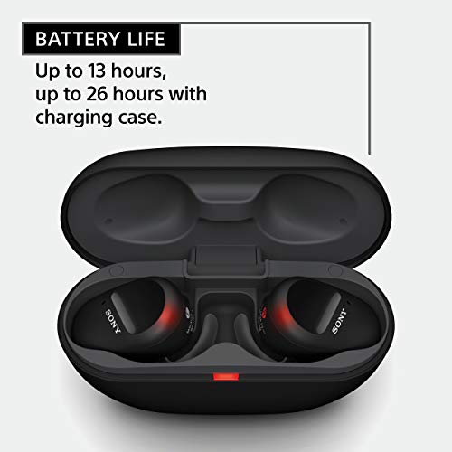 Sony WF-SP800N True Wireless Noise-Cancelling In-Ear Headphones - White
