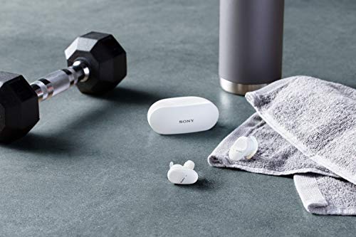 Sony WF-SP800N True Wireless Noise-Cancelling In-Ear Headphones - White