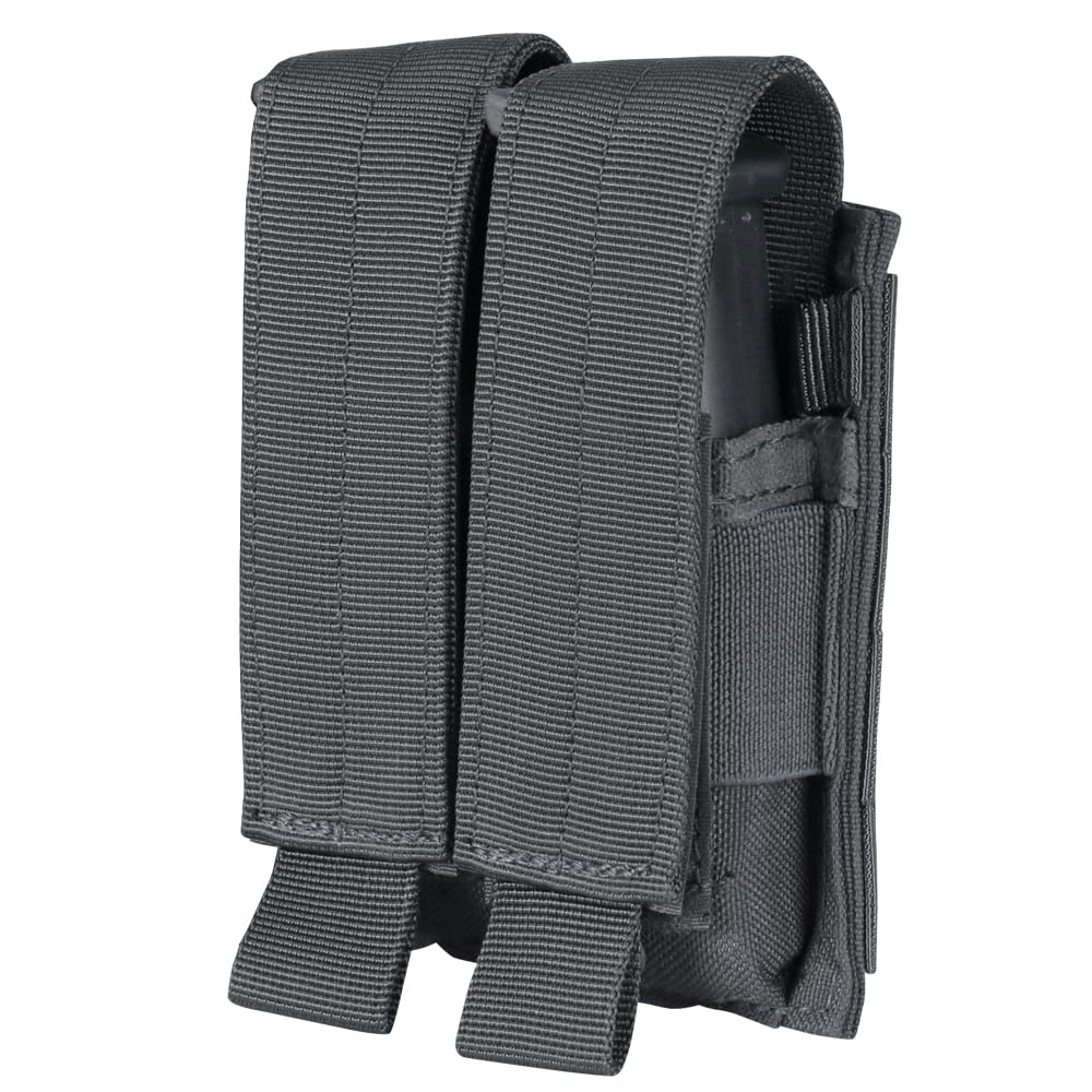 Condor Elite MA23-027 Double Pistol Mag Pouch Slate