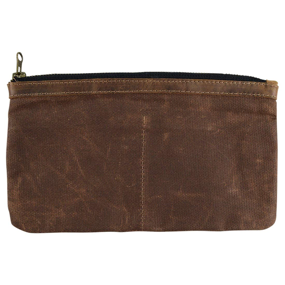 Hide & Drink, Waxed Canvas All Purpose Utility Pouch, Camping Organizer, Travel Accessories, Handmade :: Honey Bourbon