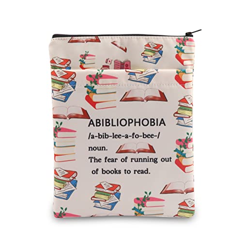 Book Nerd Book Sleeve Reading Book Protector Book Lover Gift Abibliophobia Book Cover Bookworm Gift Book Club Gift