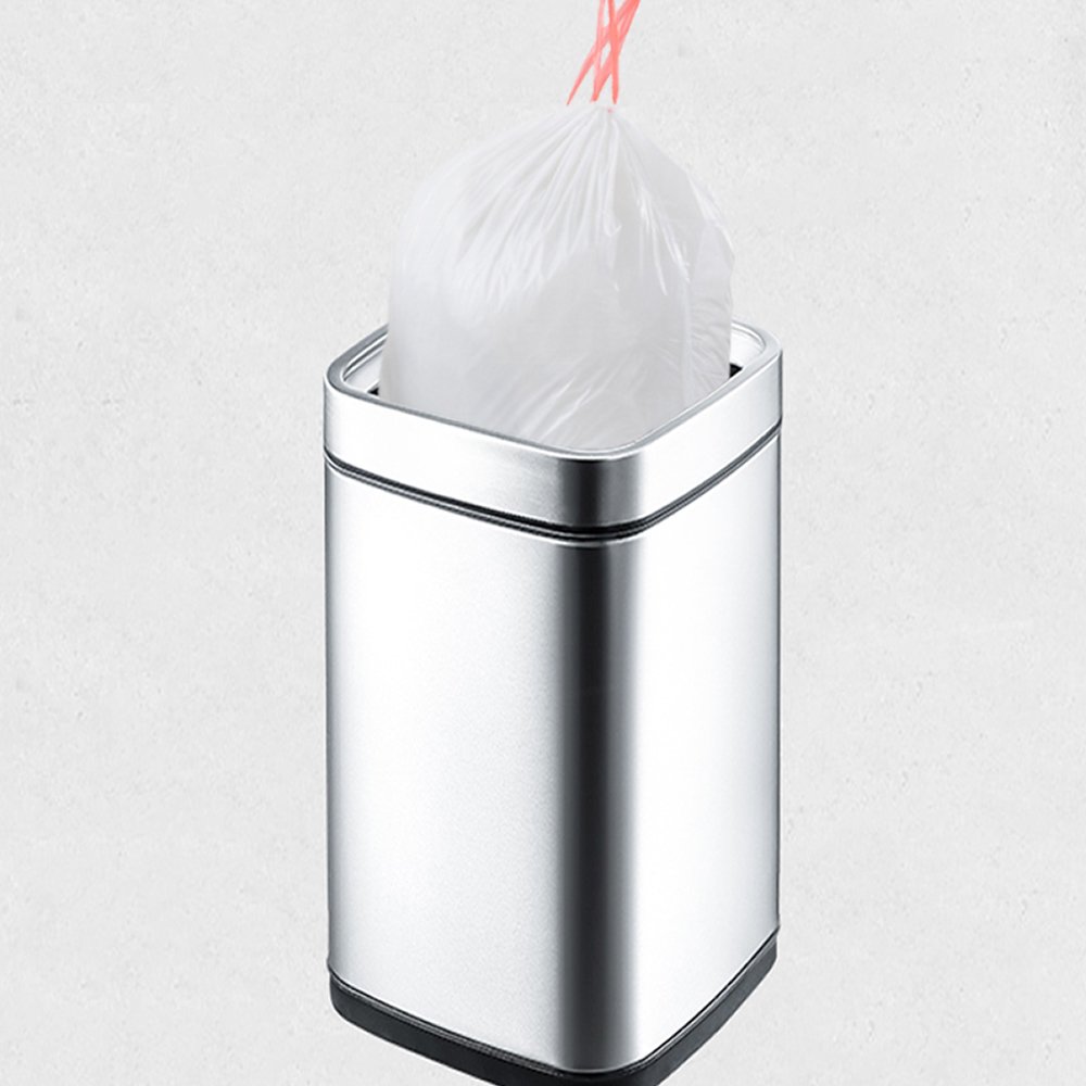 Orino Ultra Strong Garbage Bags 8 Gallon Trash Can Liners for Kitchen and Office Unscented White Drawstring Trash Bags, 60 Count 0.74 mil 22" x 24"