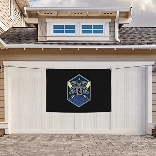 Emblem Of The Peterson-Schriever Garrison Personalized Festive Banners To Add Atmosphere To Your Celebration 47Γβ71in