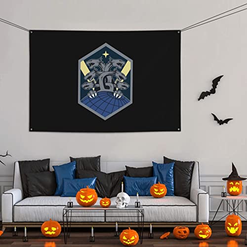 Emblem Of The Peterson-Schriever Garrison Personalized Festive Banners To Add Atmosphere To Your Celebration 47Γβ71in