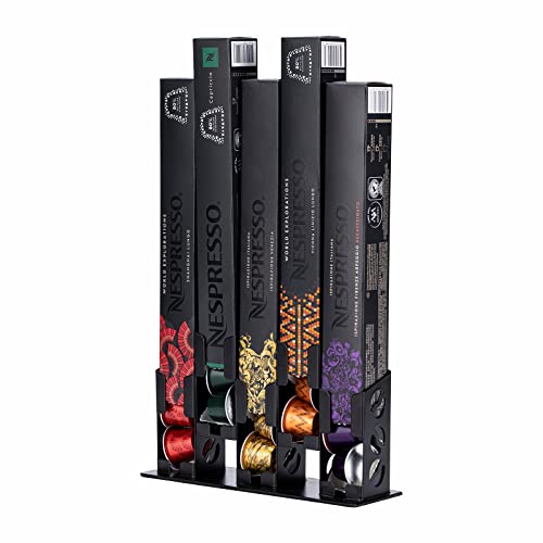 ZCDCP Nespresso Original Pod Holder, Coffee Capsules Holder Organizer Stand Small 50 Pods Originalline