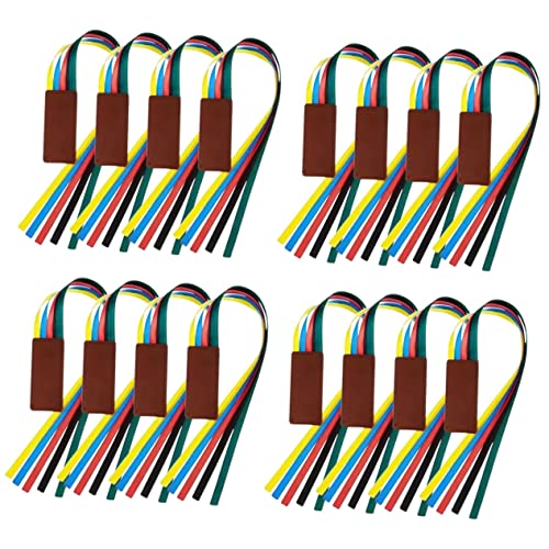 BIUDECO 16 Pcs Bible Bookmark Present Ribbon Color Books Bookmark Book Lover Gifts Book Darts Fashion Bookmark Convenient Bible Bookmark Ribbon Bookmark Polyester Small Gift