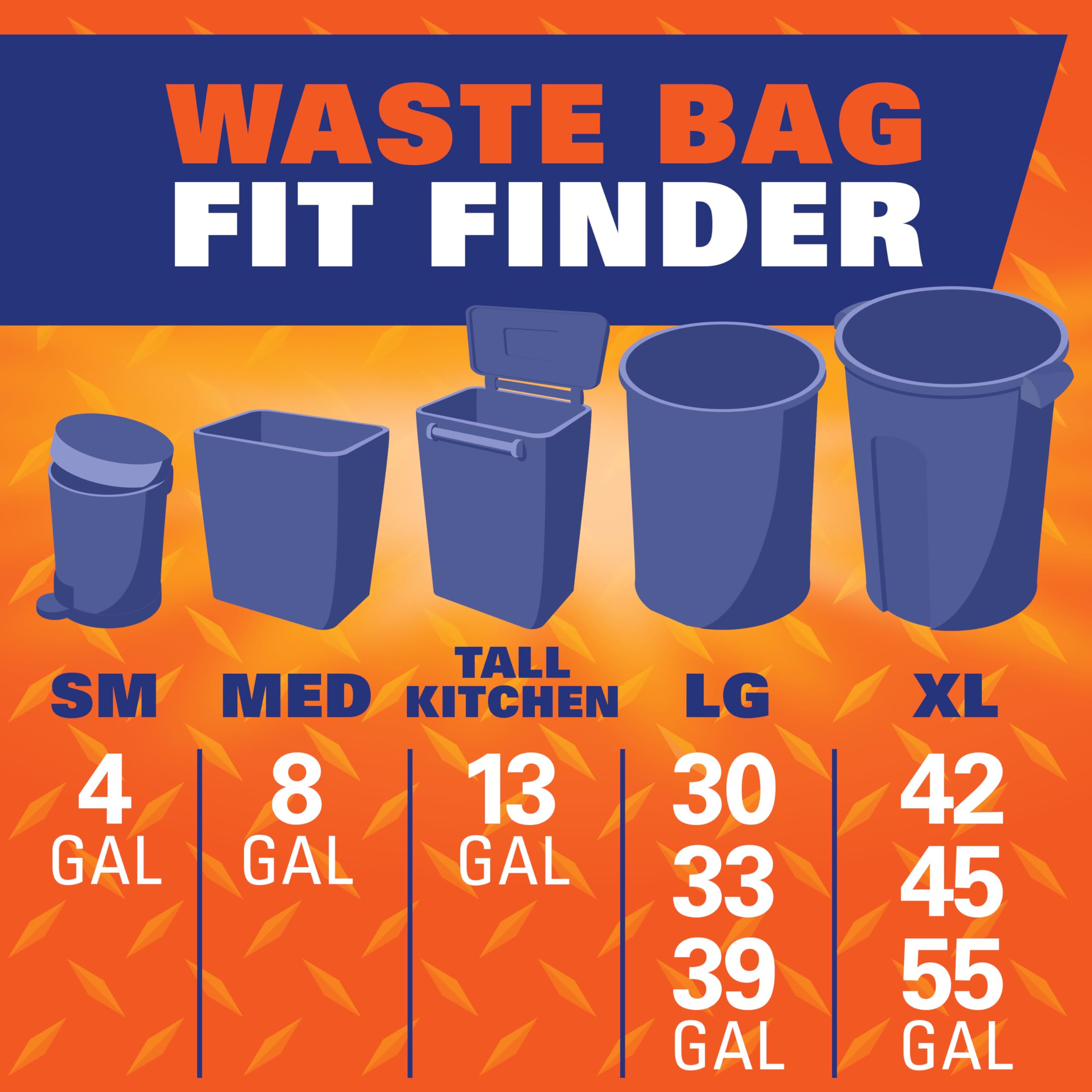 Hefty Strong Large Trash Bags, Black, 30 Gallon, 28 Count