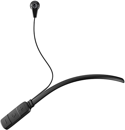 Skullcandy Ink'd+ Bluetooth Wireless Earbuds with Microphone, Noise Isolating Supreme Sound, 8-Hour Rechargeable Battery, Lightweight with Flexible Collar, Non-Retail Packaging - Black