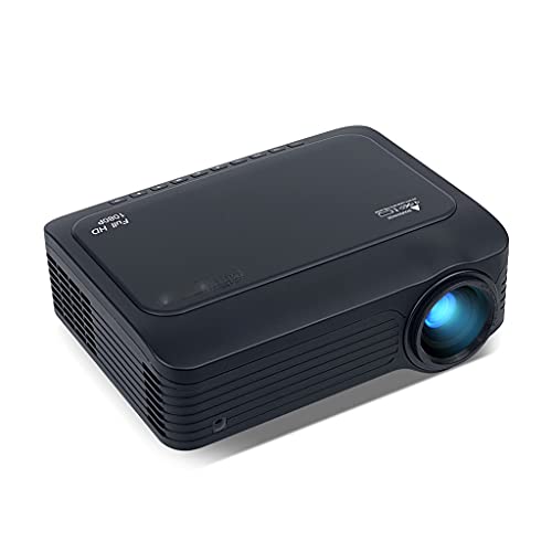 K18 Mini LED 1920x1080 Full HD 1080P Portable Game LCD Projector Enjoy Life, Enjoy Private Theatre (Color : K18 add TV box)
