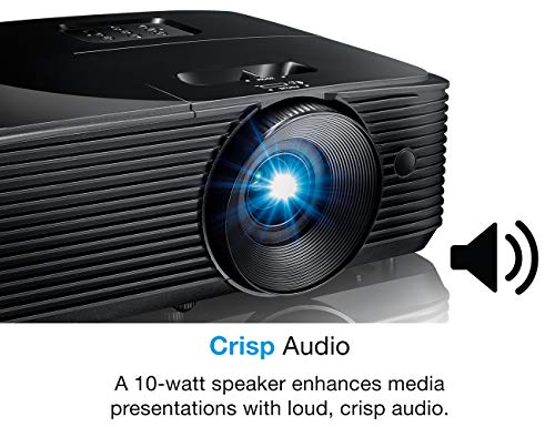 Optoma S336 SVGA Bright Professional Projector | Lights-On Viewing with 4000 Lumens | Latest DLP Technology | Business Presentations, Classrooms, or Home | 15,000 Hour lamp Life | Speaker Built in