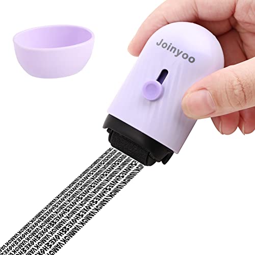 Joinyoo Updated Identity Protection Roller Stamp with 3 Refill Ink for Guard Privacy Information Blockout