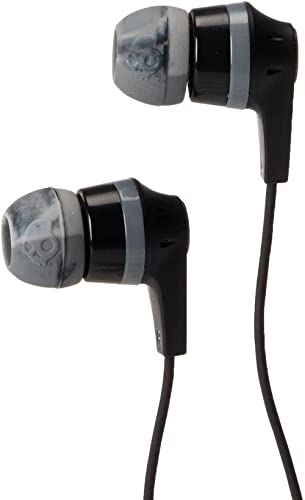 Skullcandy Ink'd+ Bluetooth Wireless Earbuds with Microphone, Noise Isolating Supreme Sound, 8-Hour Rechargeable Battery, Lightweight with Flexible Collar, Non-Retail Packaging - Black