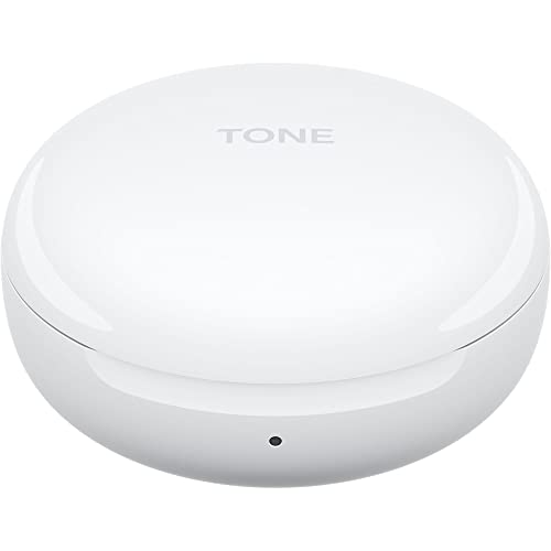 LG Tone Free HBS-FN5W True Wireless Earbuds Bluetooth Meridian Audio with UVnano Case Bundle Macarons Carrying Case (Mint)