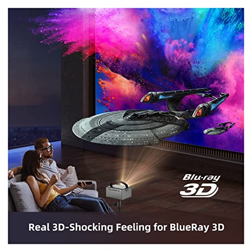 Smart 3D TV 300inch Android WiFi Portable 1080P LED DLP Mini Projector Full HD for 4K Cinema Smartphone with Battery