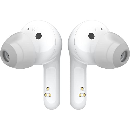 LG Tone Free HBS-FN5W True Wireless Earbuds Bluetooth Meridian Audio with UVnano Case Bundle Macarons Carrying Case (Mint)