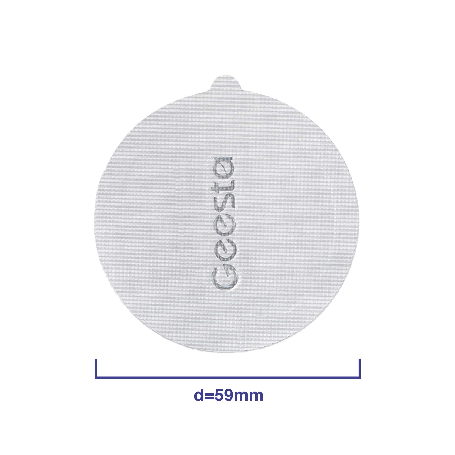 Geesta Reusable Aluminum Foil Seals Lid Compatible with Nespresso Vertuoline Capsule-120 Pcs (120 PCS)
