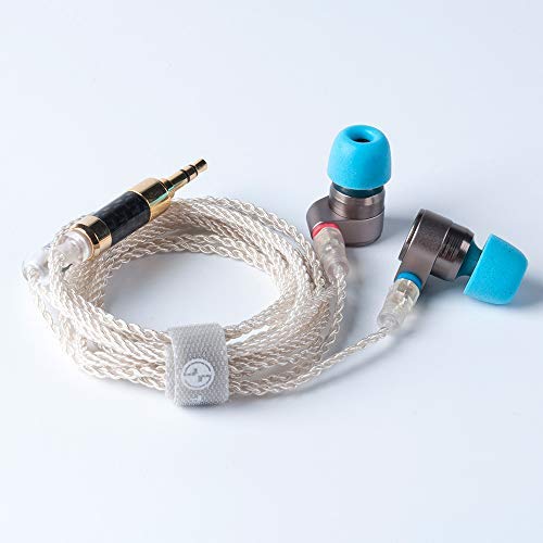 Kinboofi TIN Audio T2 in Ear Headphone Double Dynamic Driver 2DD Neutral Sounding IEM in Ear Monitor, Balance Sound HiFi Earphone Metal Shell Headset with 2 PIN Connection……