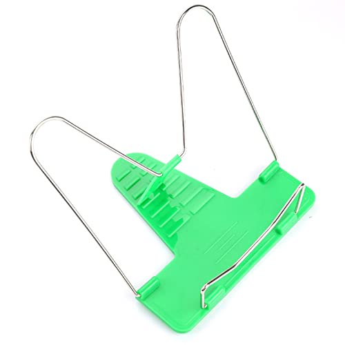 SZYAWsd File Sorters Bookends Portable Foldable Adjustable Bookend Stand Reading Book Stand Document Holder Base Reading Book Holder (Color : Green)