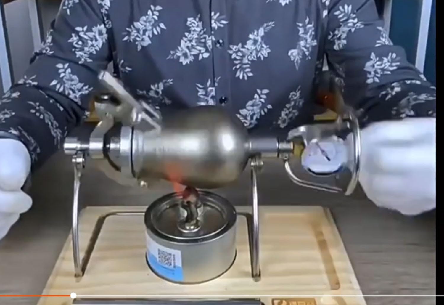 SchAan chinese popcorn maker high pressure popcorn makerTraditional Old-Fashioned Popcorn Machine, Mini Hand Popcorn Machine, Stainless Steel Popcorn Machine
