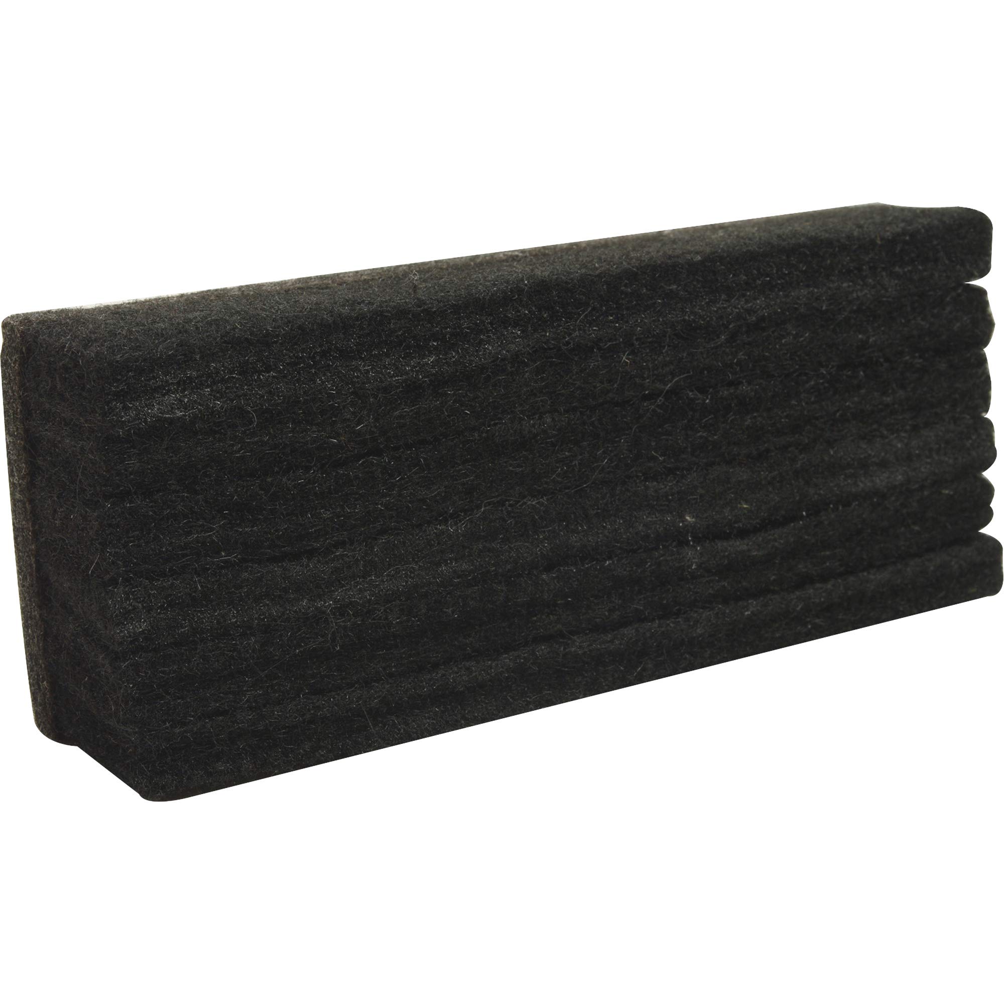 Sparco SPR1 Chalkboard Eraser, All-Felt, Dustless, Black