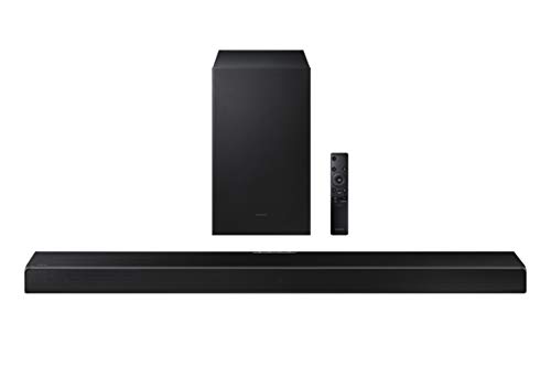 Samsung SP-LSP9T 130" The Premiere 4K Smart Laser Short-Throw Projector with a Samsung HW-Q600A 3.1.2 Ch Dolby Atmos Soundbar with Wireless Subwoofer (2021)