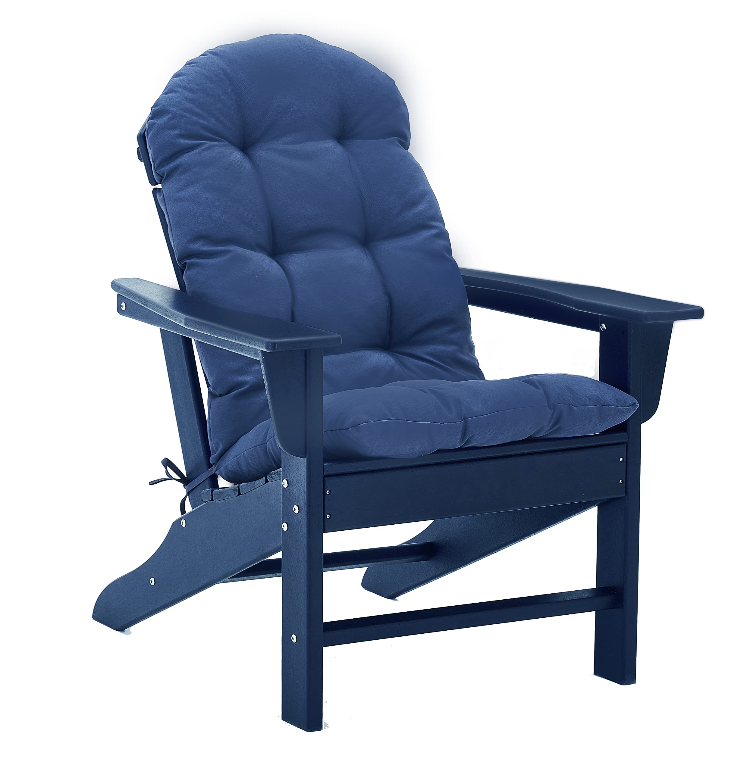 Outdoor Adirondack/Rocking Chair Cushions, Waterproof, Weather-Resistant, Terrace, Doorway, Leisure Relaxation (2 Count)