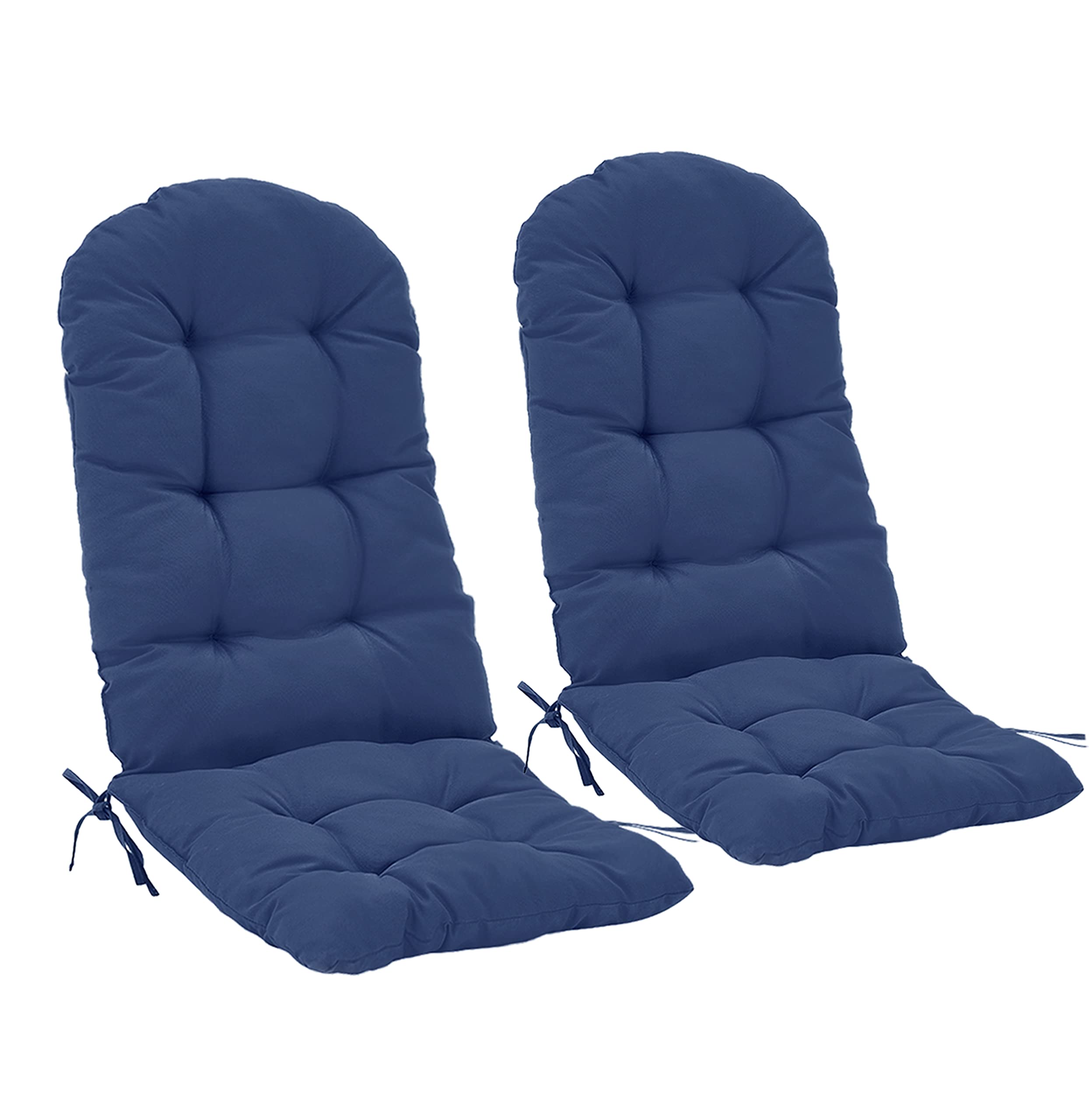 Outdoor Adirondack/Rocking Chair Cushions, Waterproof, Weather-Resistant, Terrace, Doorway, Leisure Relaxation (2 Count)