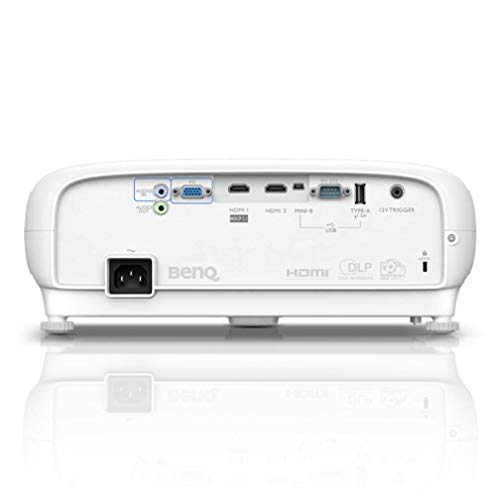 BenQ TK800 True 4K UHD HDR Home Entertainment Projector, DLP, 3000 Lumens, HMDI, Football Mode - White/Blue