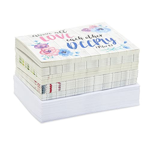 60 Pack Christian Inspirational Greeting Cards with Envelopes, Bulk, Motivational Bible Verses Scripture (Floral Design, 4x6 In)