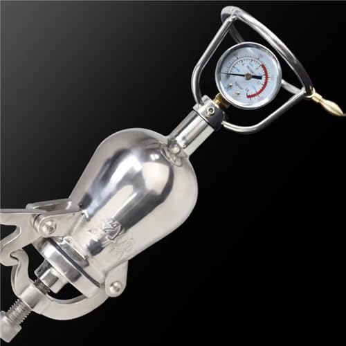 Hot Air Popcorn Machine, High Pressure Popcorn Maker, Chinese Stainless Steel Fire Heating Popcorn Popper,for Family Gathering Party Fun,268ml