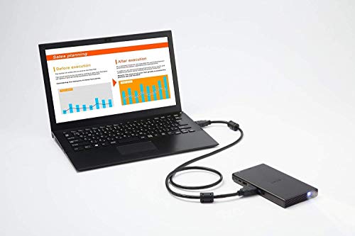 Sony MP-CD1 Portable Pico , Pocket- Sized, HDMI/MHL, DLP, Short-Throw, 120 Screen, 5000mAh Built-in Battery, Built-in Speaker, WVGA 854 x 480