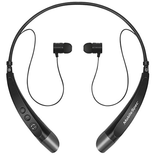 MobileSpec MBS11181 Stereo Bluetooth(R) Wireless Headphones - Black
