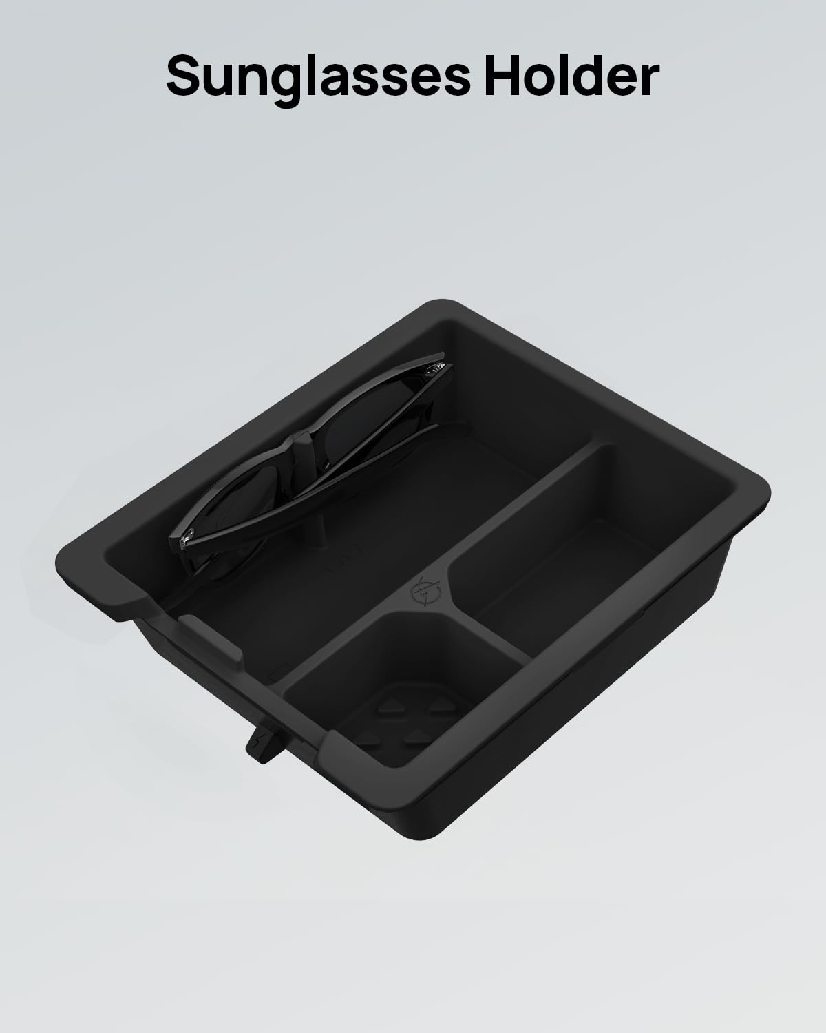 HALOBLK Center Console Organizer Tray, Two-Tier Removable Design Compatible with Tesla Model 3 (2021-2023) Model Y (2021-2024) [Not Compatible with 2024-2025 Model 3 Refresh & 2025 New Model Y]