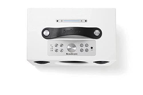 Audio Pro Addon C5A Smart Speaker | Alexa Built-in, Smart Home Speaker | Multiroom, High Fidelity, Compact, Wireless Bluetooth Speaker | Also Good for Outdoor, Home, Camping, Travel, Beach | White