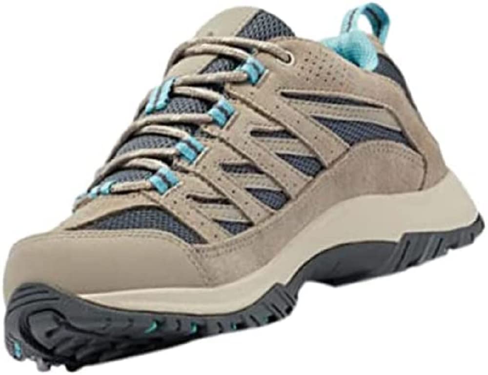 Columbia Womens Crestwood Hiking Shoe, Graphite/Kettle, 7