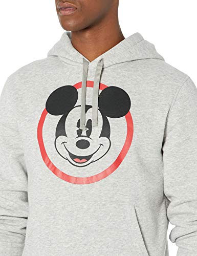 Amazon Essentials Disney | Marvel | Star Wars Men's Fleece Pullover Hoodie Sweatshirts (Available in Big & Tall), Mickey Classic, Medium