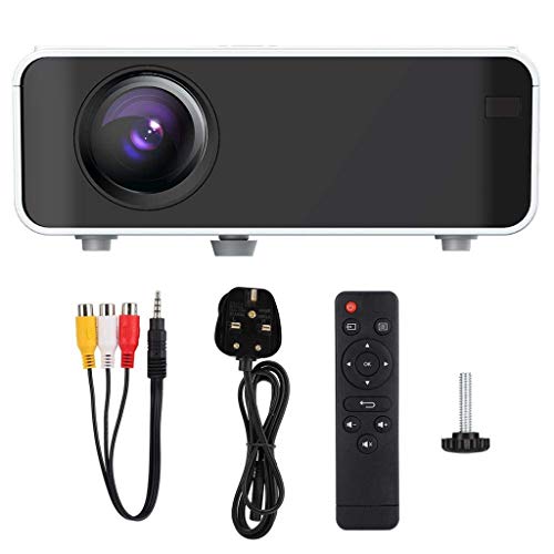 NIZYH Projector Full HD Video Projector, Home Outdoor Projector Compatible,Portable Home Theater Video Projector