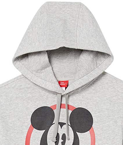 Amazon Essentials Disney | Marvel | Star Wars Men's Fleece Pullover Hoodie Sweatshirts (Available in Big & Tall), Mickey Classic, Medium